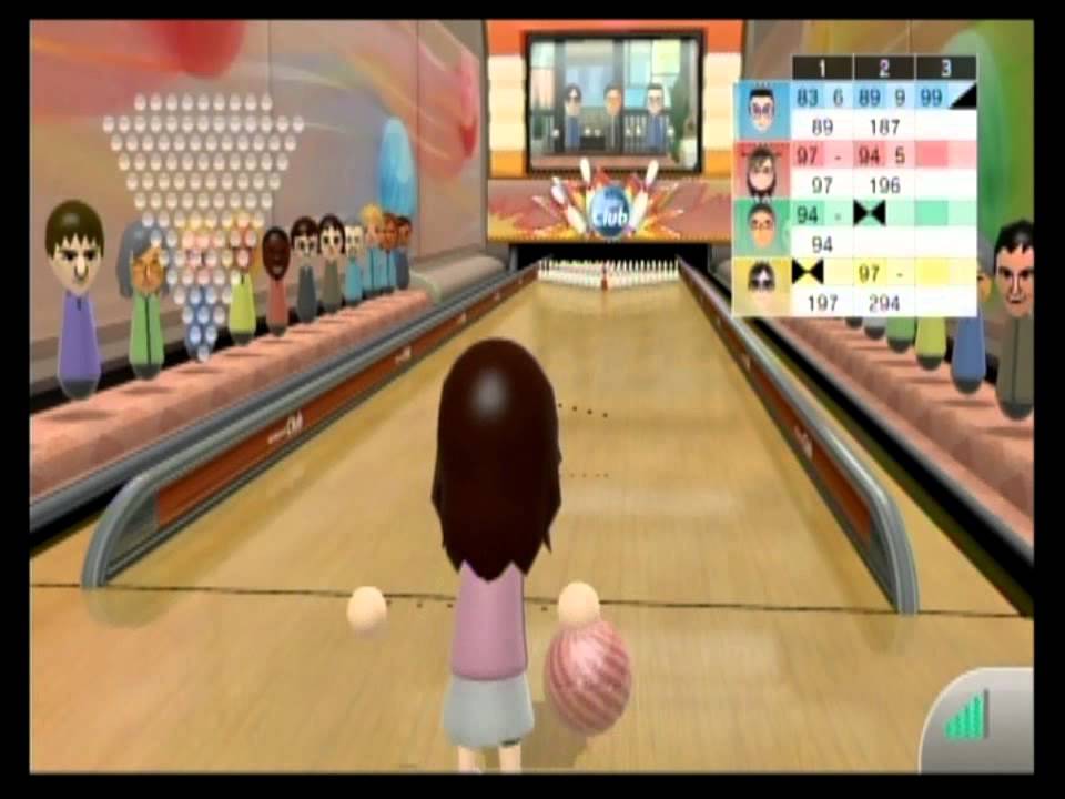 Wii Sports Club Bowling - Online Match #1: 100 Pins, Grandma Rolls, and ...