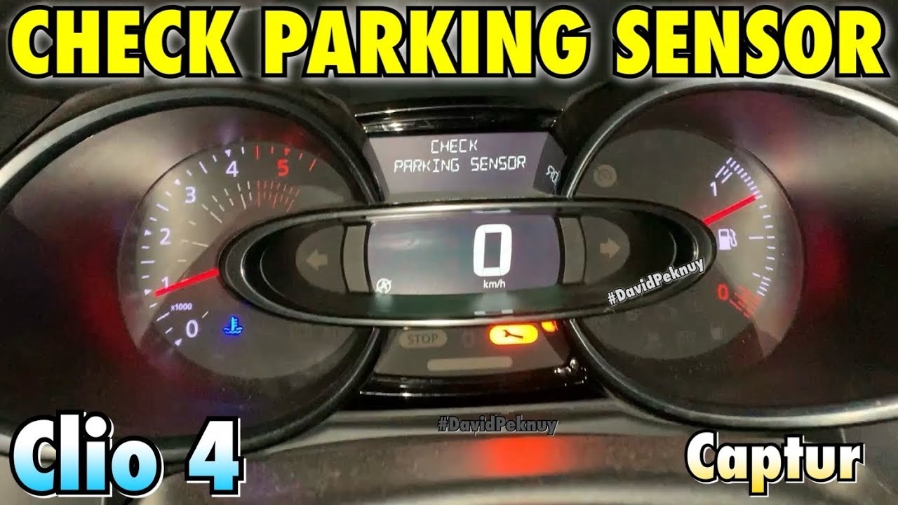Рено Кліо 4 CHECK PARKING SENSOR помилка! Renault Clio 4 1.5 dci check ...
