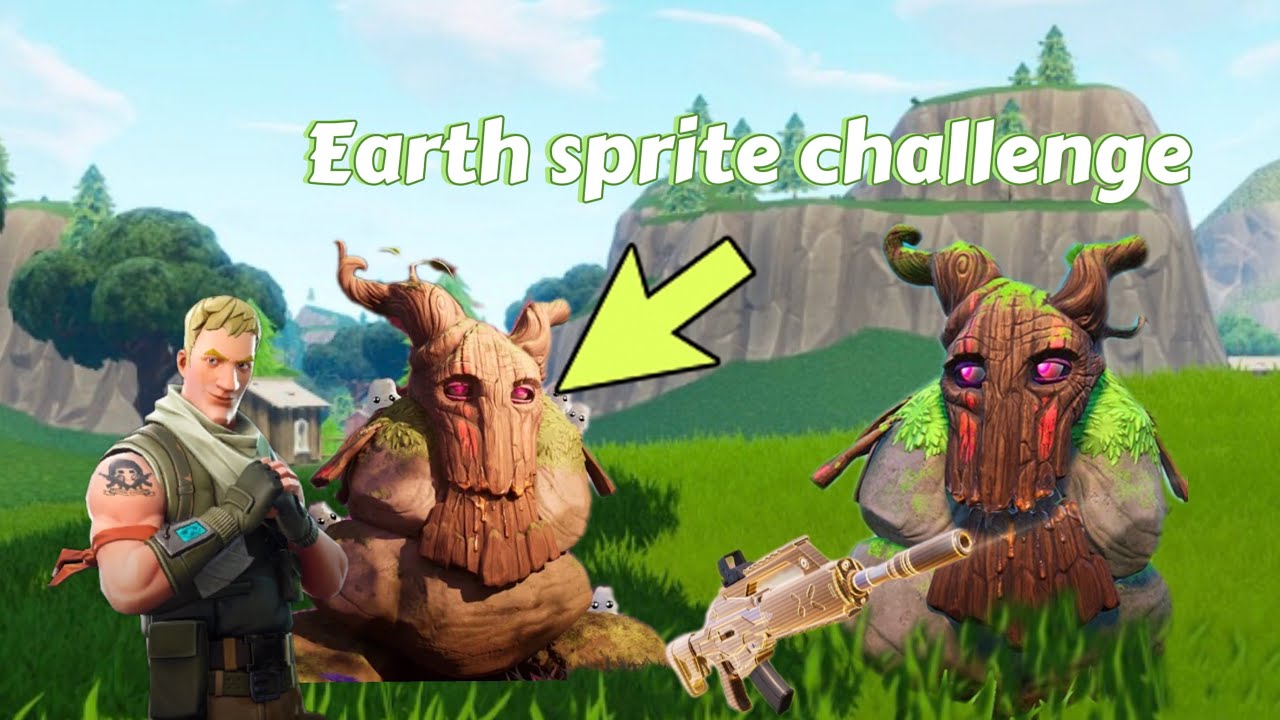 Fortnight but I can only fight with earth sprite weapons. - YouTube