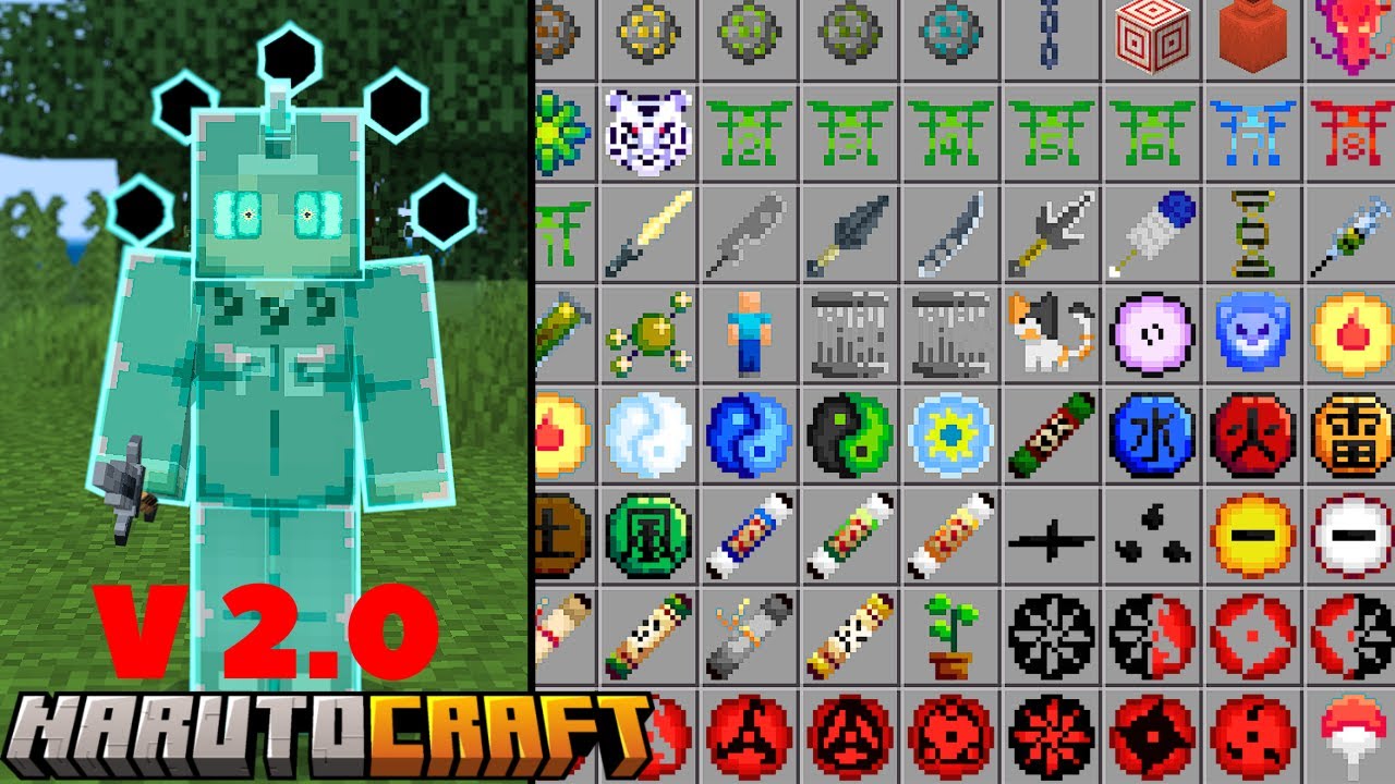 FINALMENTE !! ATUALIZOU NARUTO CRAFT V2.0 ADDON / Mod para Minecraft PE! | ! (1.20.40) - YouTube