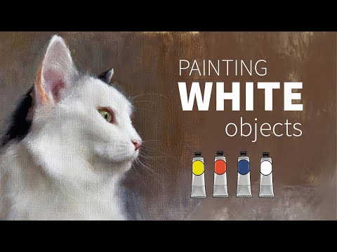 Painting WHITE Objects. It’s Only Ever FOUR Colours. Oil Painting ...