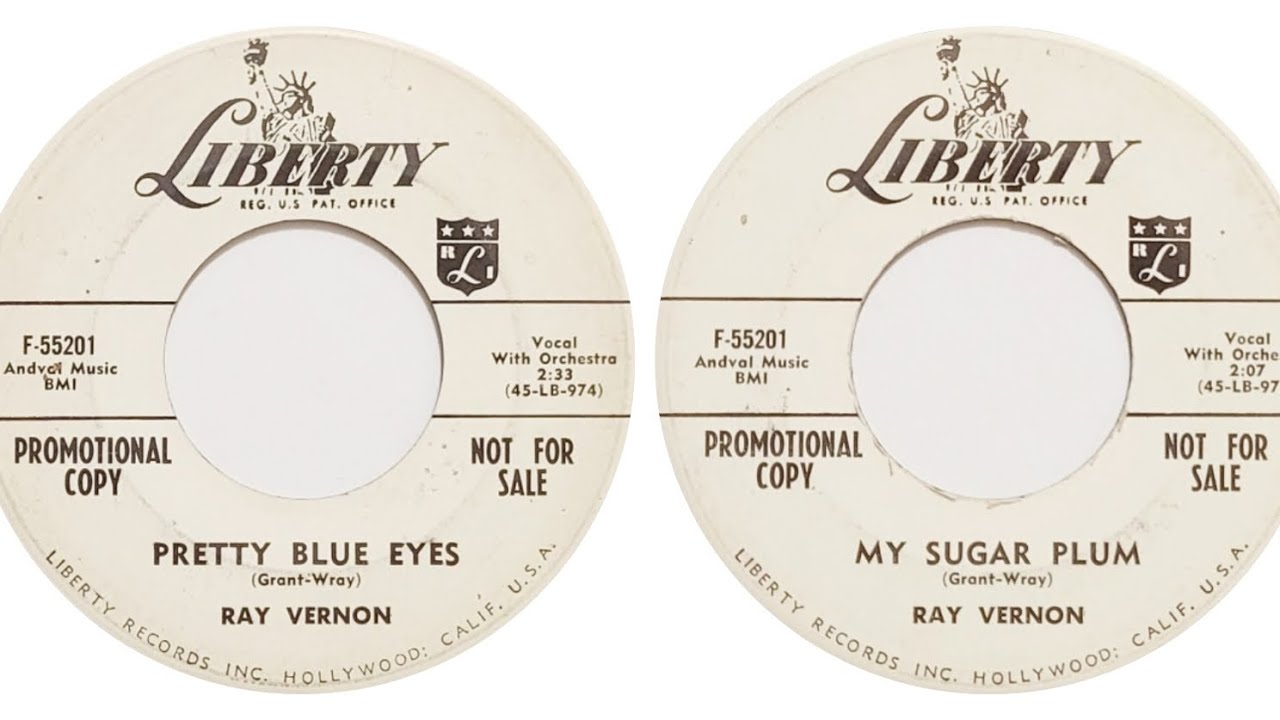 RAY VERNON - PRETTY BLUE EYES/MY SUGAR PLUM - YouTube