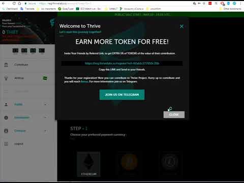 Get thrive tokens Free - YouTube