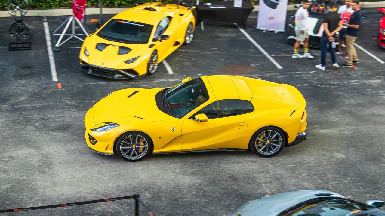 PAGANI HUAYRA ROADSTER BC, AVENTADOR SVJ, ULTIMAE, 765LT - SUPERCARS ACCELERATING at TR3 ...