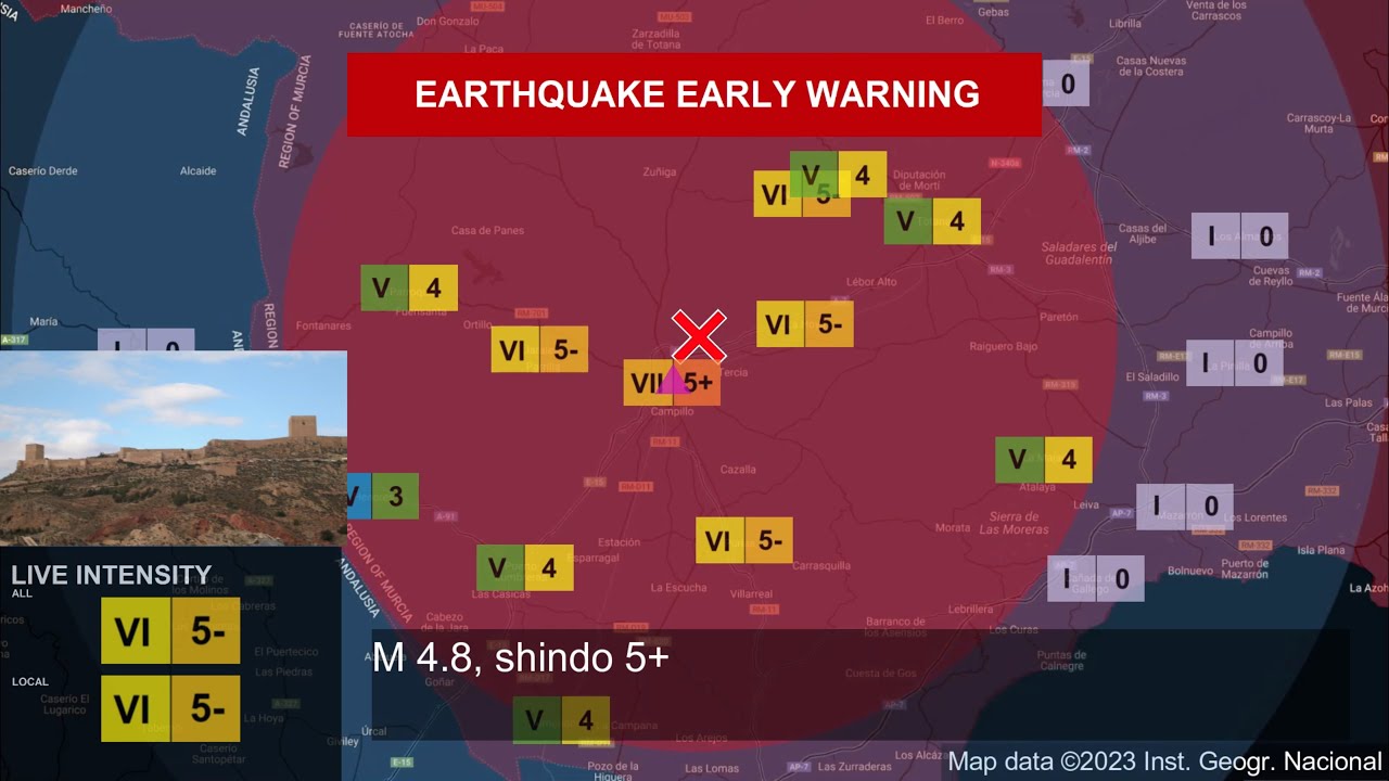 M 5.1 Lorca Earthquake (11/5/2011) - YouTube