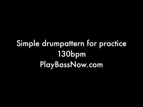 130 bpm Drum machine loop pattern - YouTube