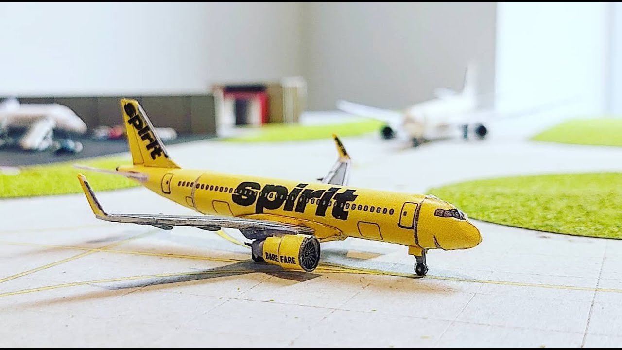 [1:400 & 1:500] Airbus A320 Family Papercraft | Assembly Instruction ...