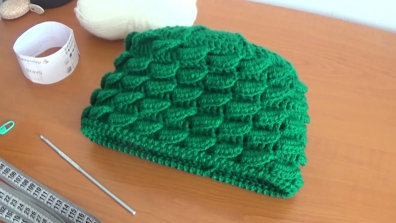 Caciula crosetata Alina - YouTube