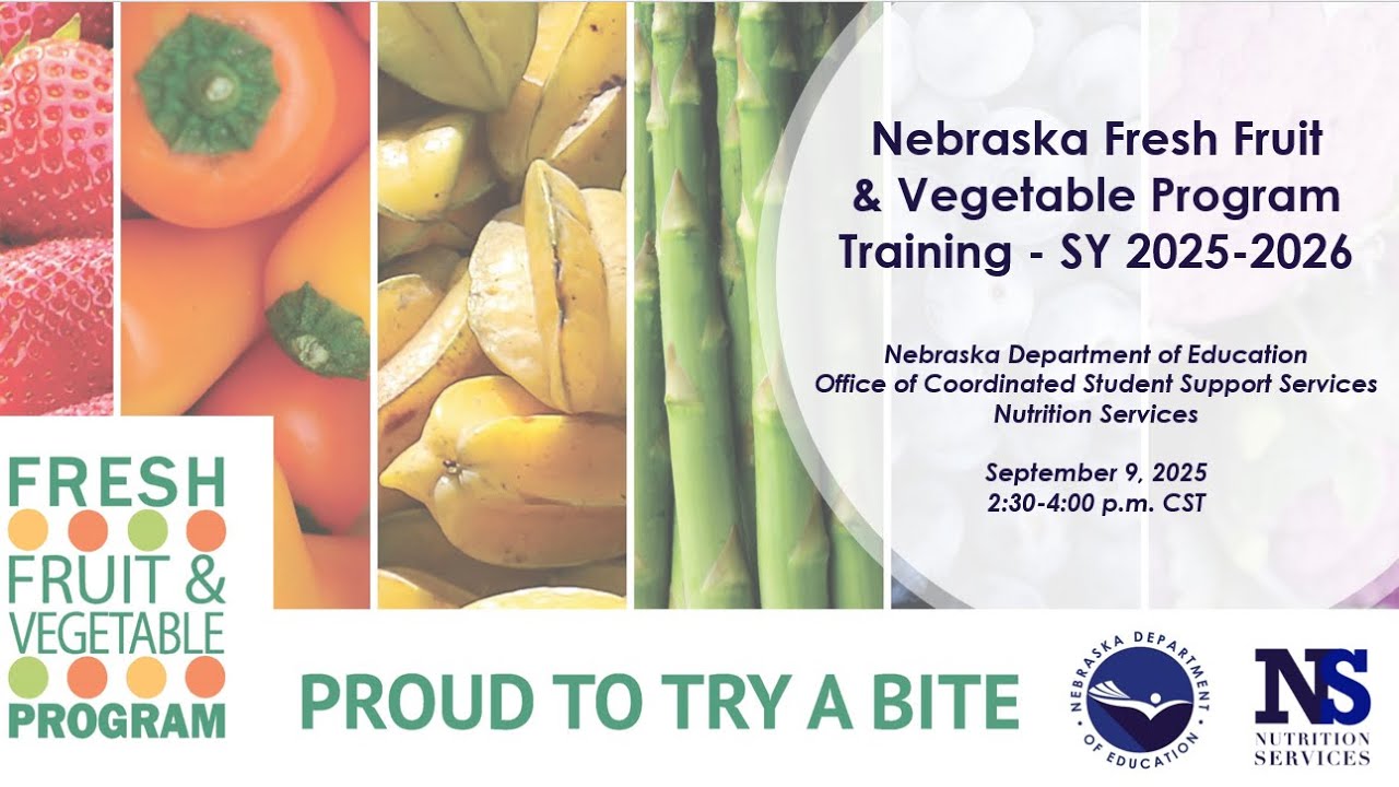 Fresh Fruit and Vegetable Program Training SY 25-26 - YouTube