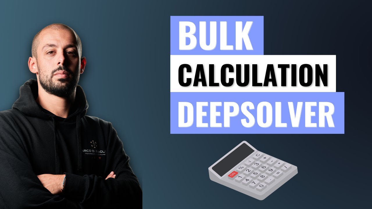Bulk calculation e Deepsolver - YouTube