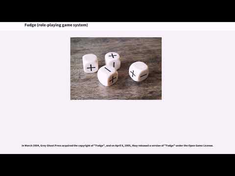 Fudge (role-playing game system) - YouTube