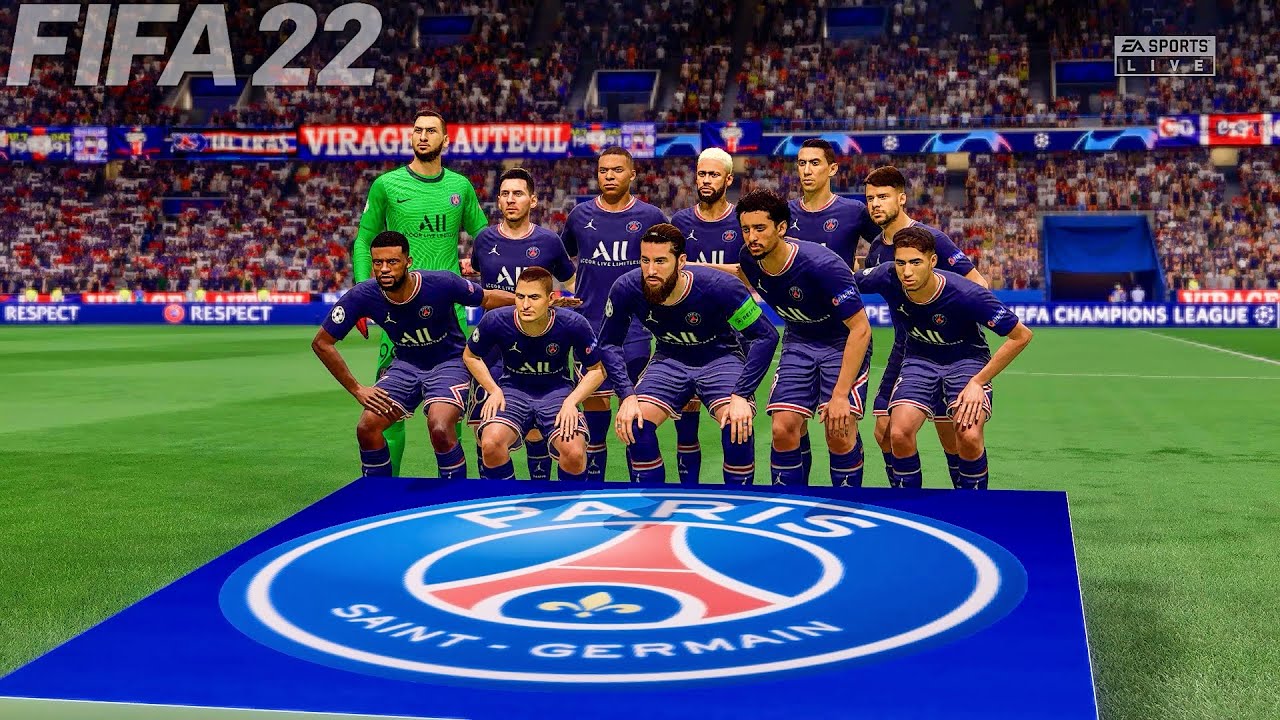 PSG vs Rangers Feat. Messi, Mbappe, Neymar, Di Maria, | UEFA Champions ...