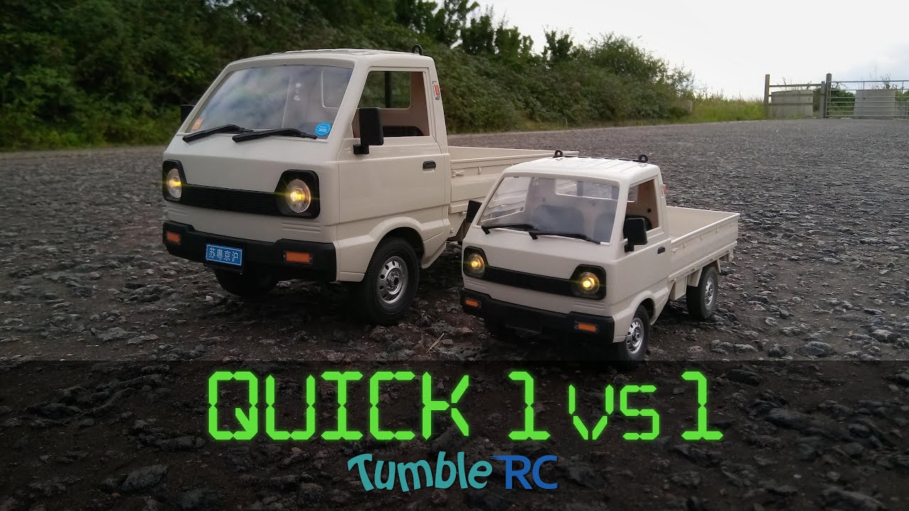 CXD D12 Mini & WPL D12 - Quick 1vs1 - YouTube