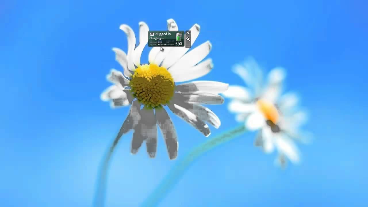Staggering Power Status Windows 7 Gadget Desktop - YouTube