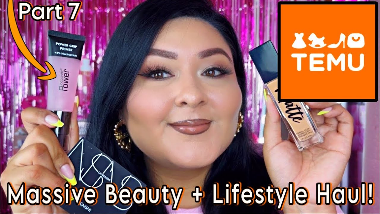 MASSIVE TEMU BEAUTY & LIFESTYLE HAUL + DUPES FOR HIGH END MAKEUP!! PT7 ...