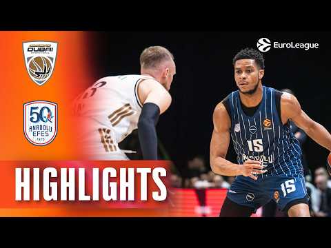 BEAUBOIS SPARKS the breakaway | Dubai - Efes | R37 BASKETBALL HIGHLIGHTS 2025-26