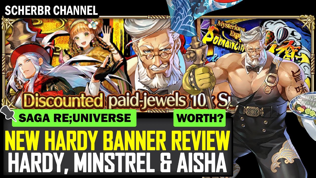 New Hardy Banner: Hardy, Minstrel & Aisha Review - Romancing SaGa re ...