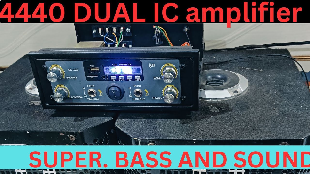 HIGH POWER 4440 DUAL IC AMPLIFIER /RS SATRON - YouTube