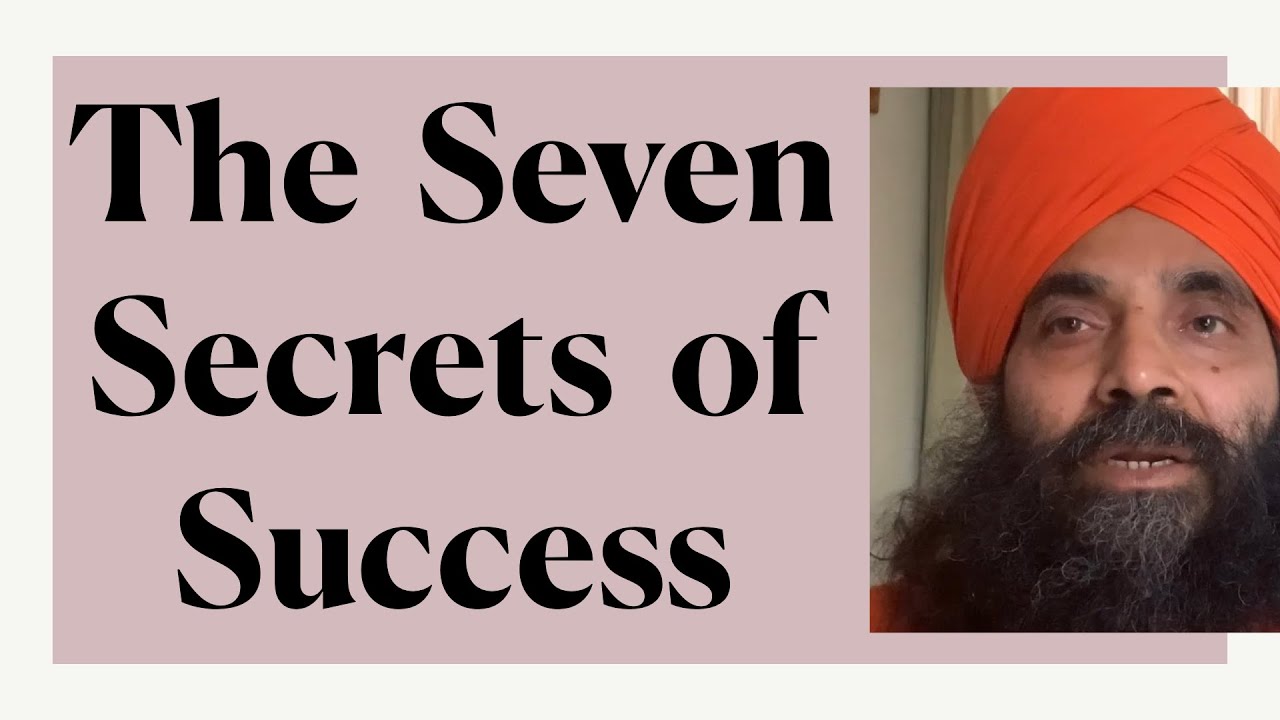 The Seven Secrets of Success // Shrii Shrii Ananda Murti Jii // Ananda ...