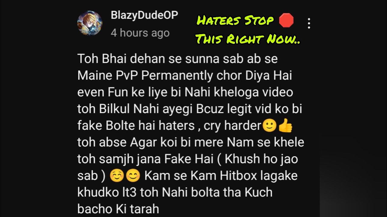 ITZ NOT OVER 🚫 @BlazyyDude99 - YouTube