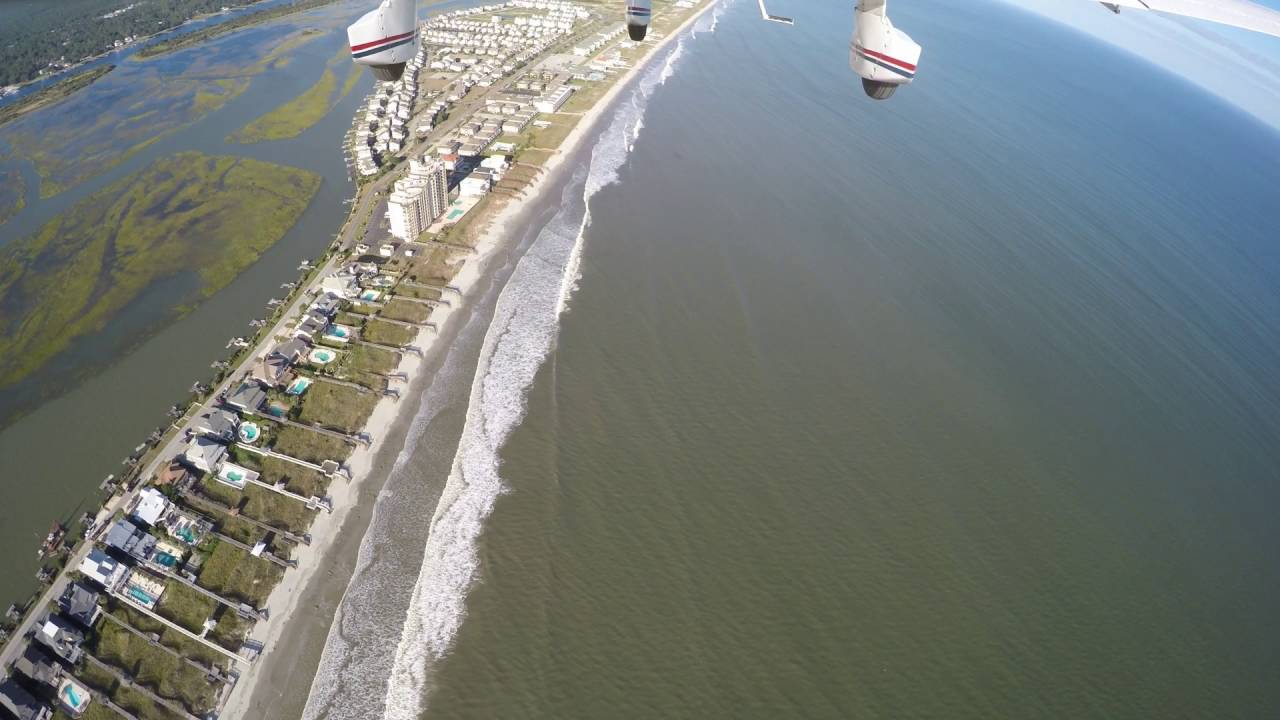 Aerial Tour of Sunset Beach and Ocean Isle 10-11-16 - YouTube