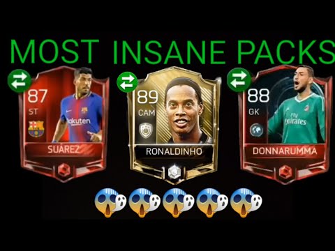 TOP 10 BEST PACKS EVER !!! ● INSANE LUCK !!!  | fifa mobile 18