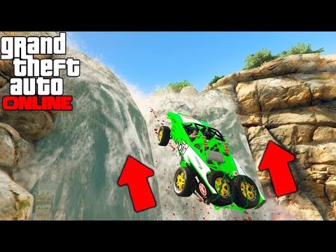 SUBIENDO UNA CASCADA!!! WTF?? INCREÍBLE GTA V ONLINE Makigames - YouTube