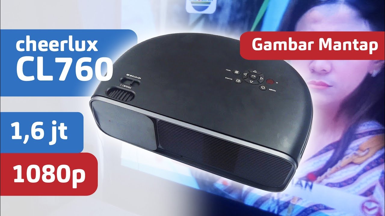 Review Cheerlux CL760 - Proyektor 1080 Paling Murah - YouTube