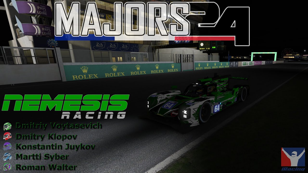 Majors 24 @ LeMans with NEMESIS Racing - YouTube