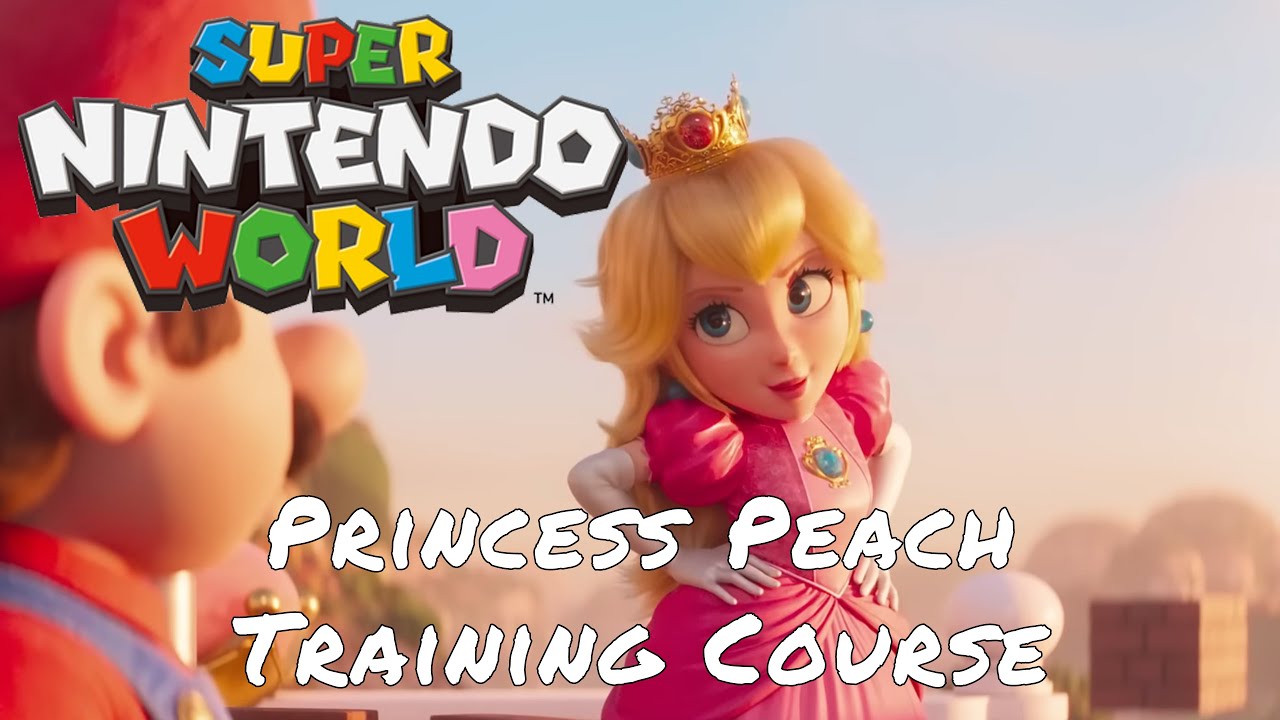 The Super Mario Bros. Movie — Princess Peach Training Course - YouTube