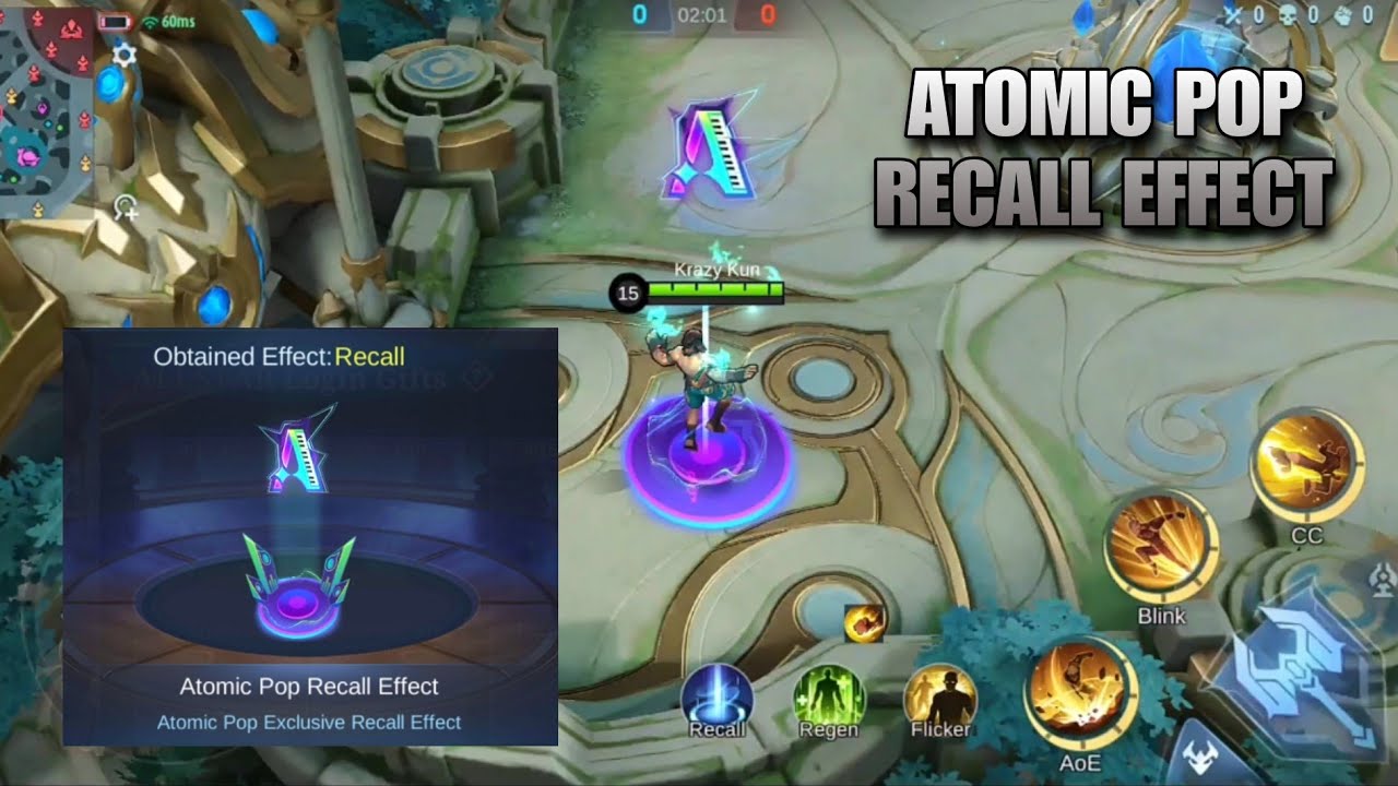 NEW FREE ATOMIC POP RECALL EFFECT | MLBB - YouTube