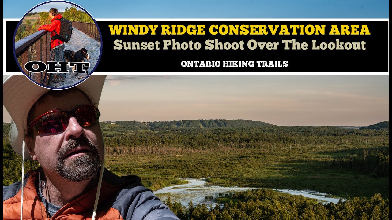 WINDY Ridge Conservation Area Hiking Trail Sunset Photoshoot - YouTube