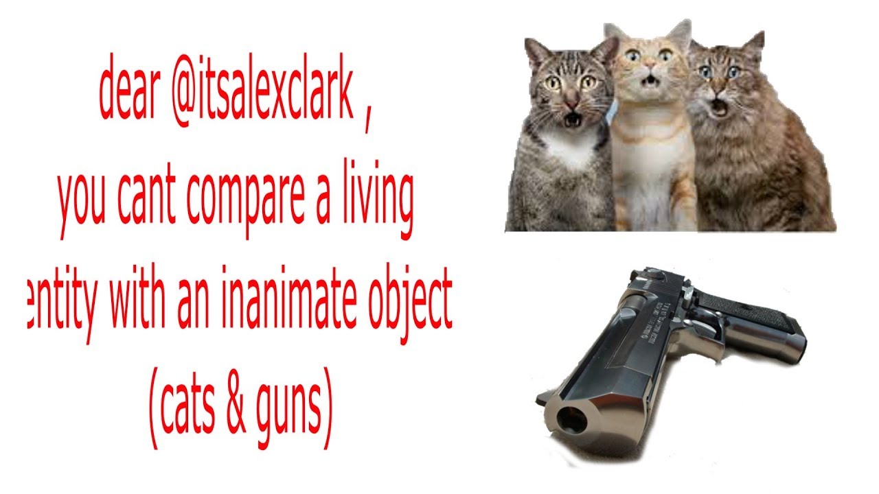 dear @itsalexclark , you cant compare a living entity with an inanimate ...