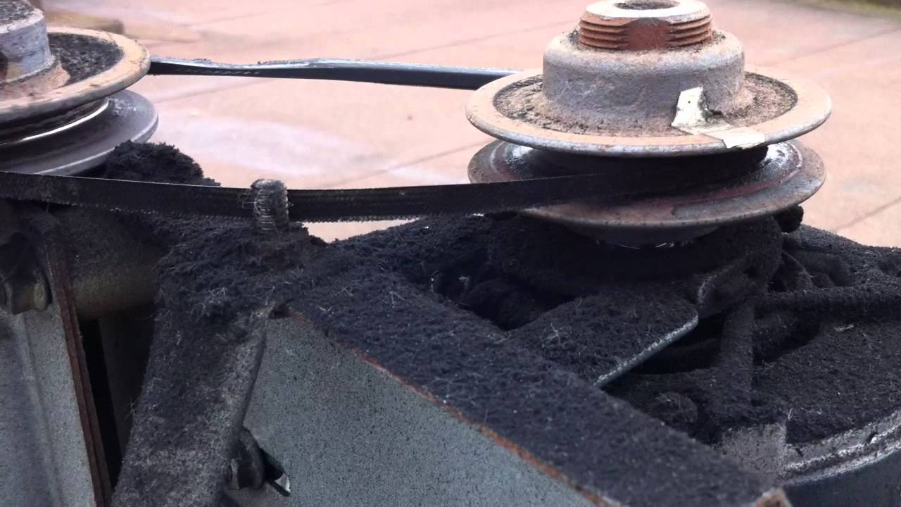 Extremely worn out belt - YouTube