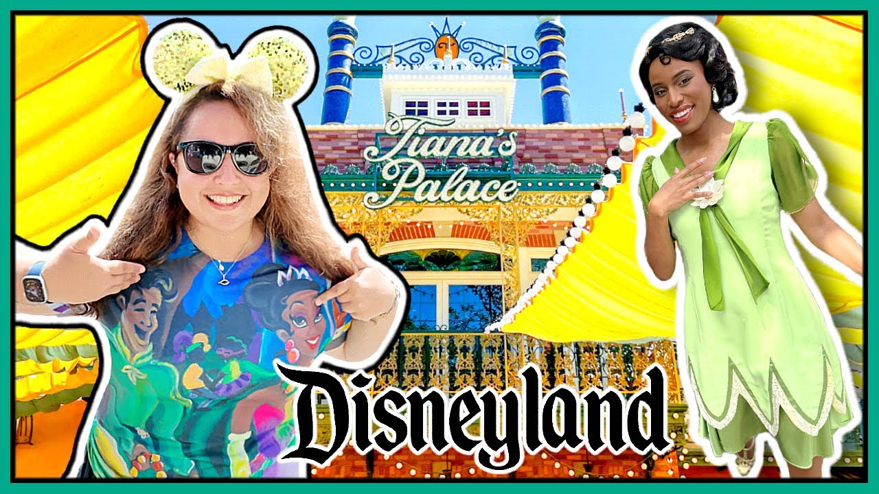 Tiana Day at DISNEYLAND! Mickey Beignets, Tiana's BAYOU Adventure ...