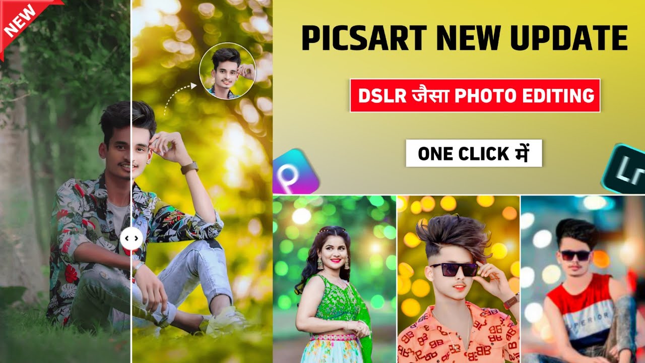 PicsArt new update | Dslr जैसा photo editing | One click ai photo ...