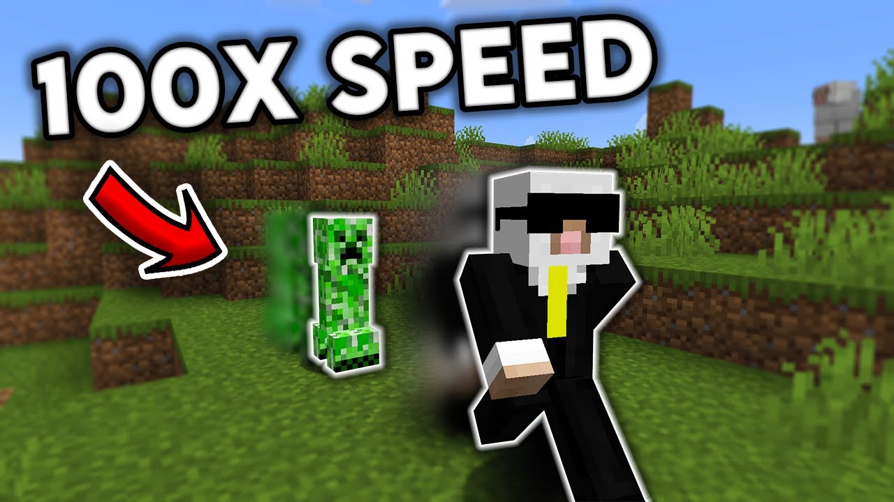 Minecraft, But Everything is 100x FASTER - YouTube