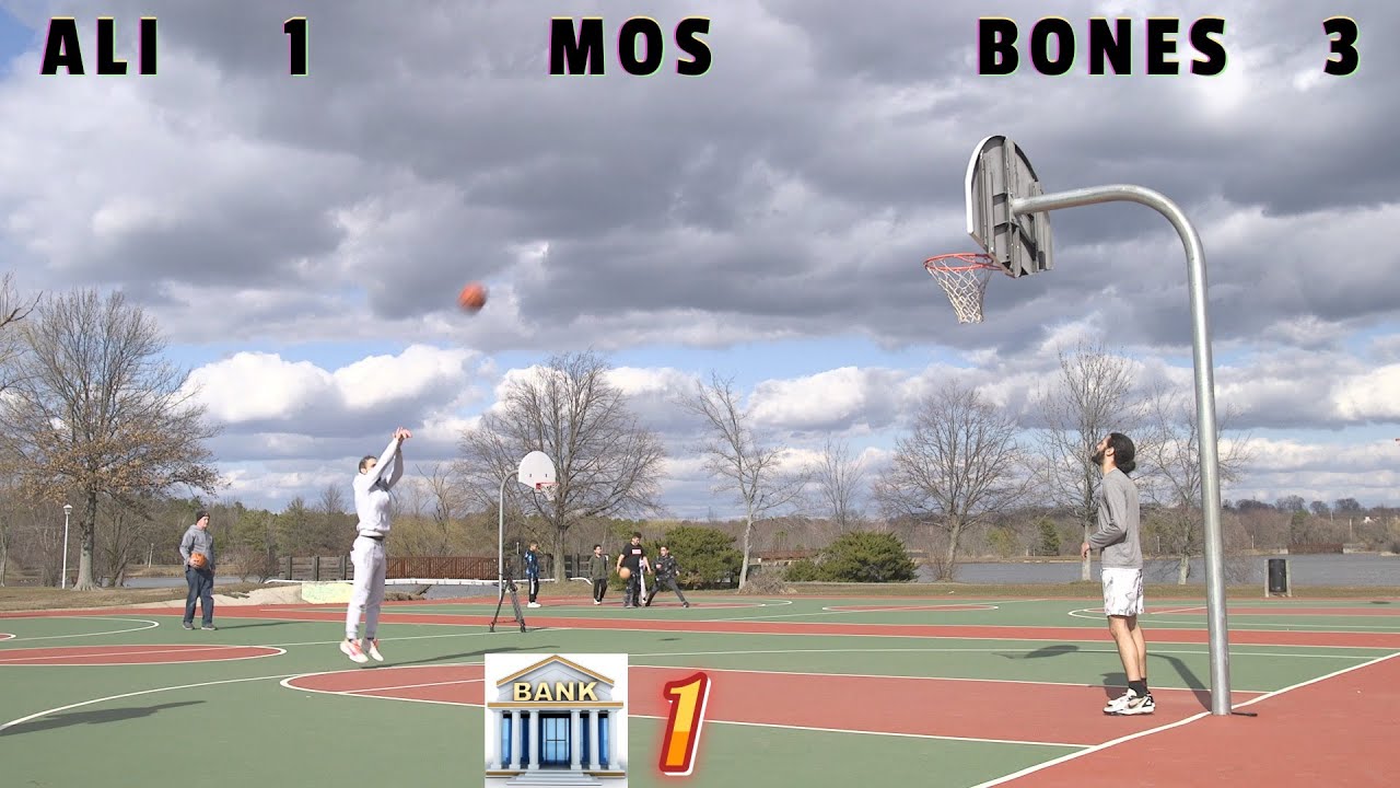 BANK - BASKETBALL 3 POINT SHOOTING CHALLENGE! - YouTube