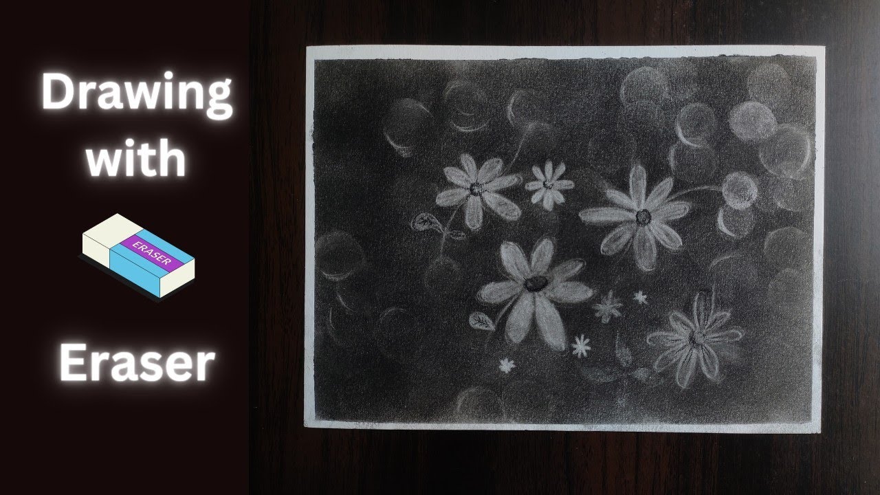 Drawing with eraser | easy tutorial - YouTube