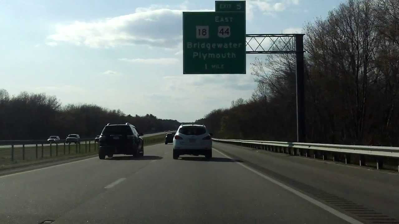 Interstate 495 - Massachusetts (Exits 3 to 5) northbound - YouTube