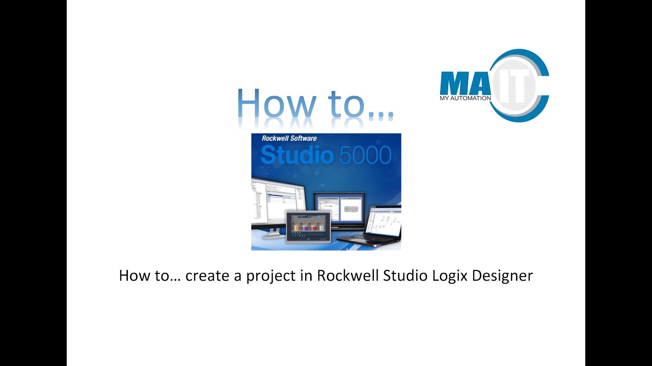 How to... create a project in Rockwell Studio Logix Designer - YouTube