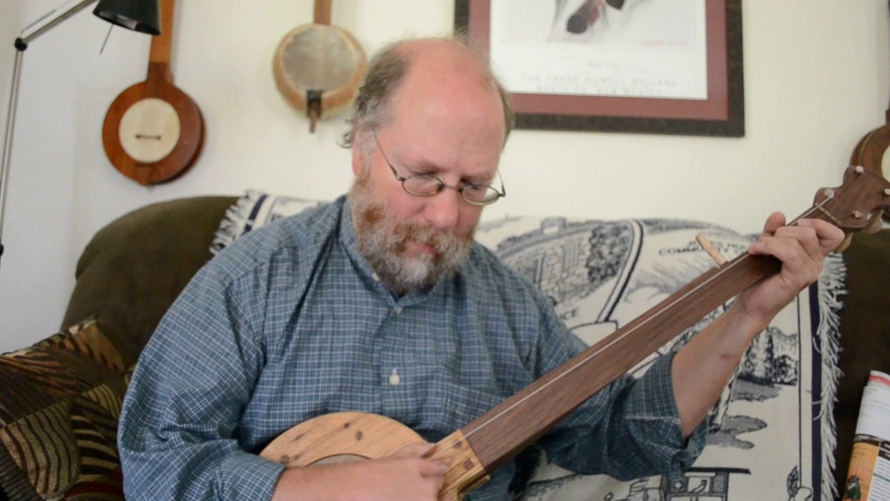 darling Cory on John Peterson Fretless banjo #591 - YouTube