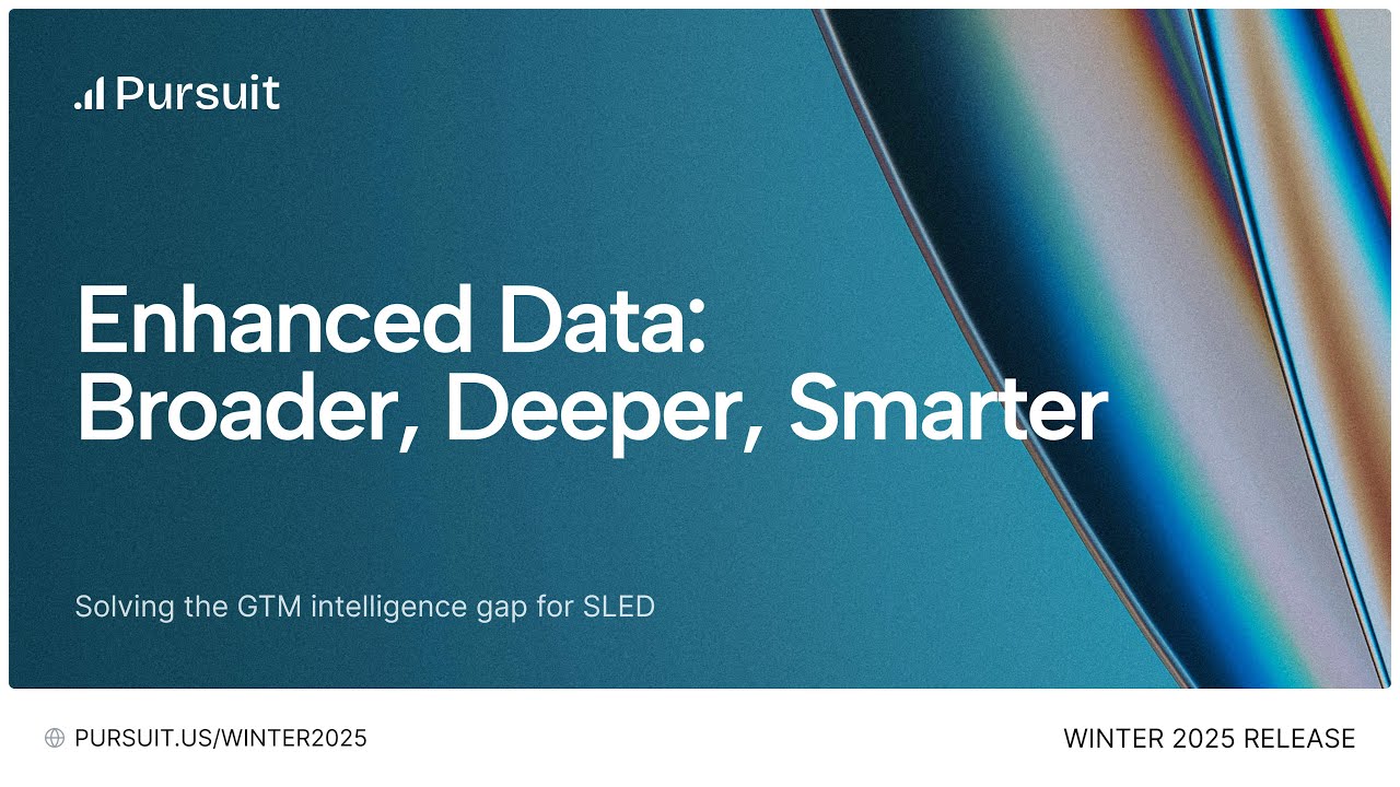 Enhanced Data: Broader, Deeper, Smarter - YouTube