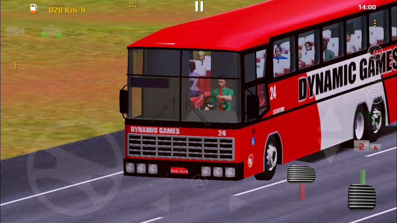 fazendo minha primeira gameplay no Word bus driving Simulator - YouTube