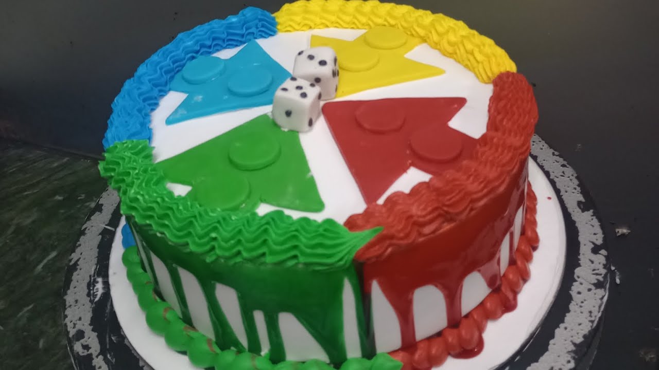Ludo Theme Cake | Ludo Cake Design | Birthday Ludo Theme Cake ...