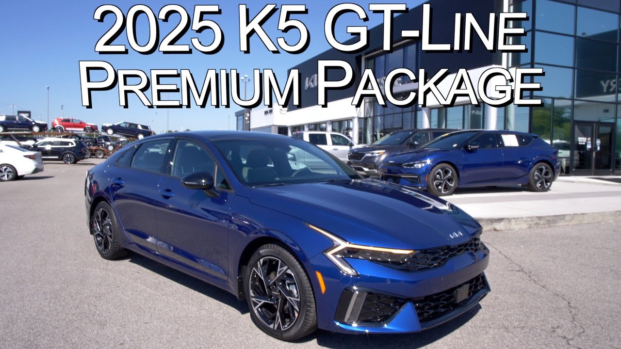 New Yacht Blue 2025 KIA K5 GT-Line Premium Package at Parkside Kia ...