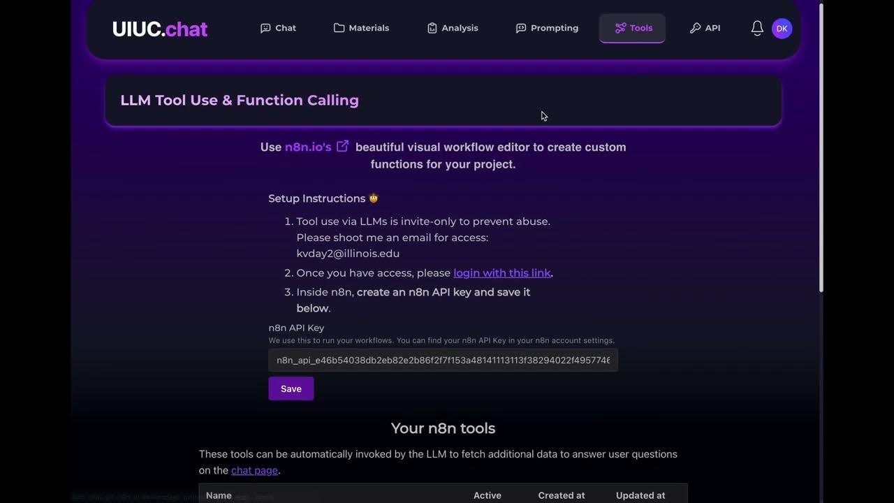 LLMs using tools in conversation - UIUC.chat - YouTube
