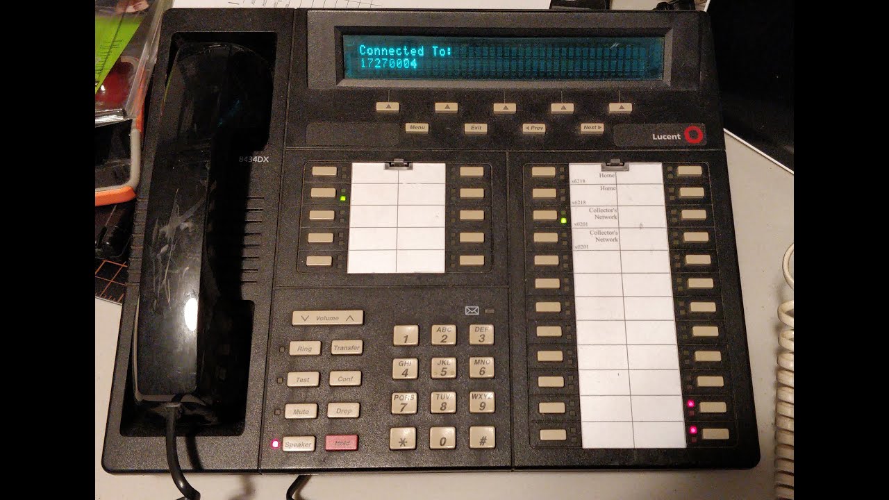 Lucent/Avaya Definity 8434DX - YouTube