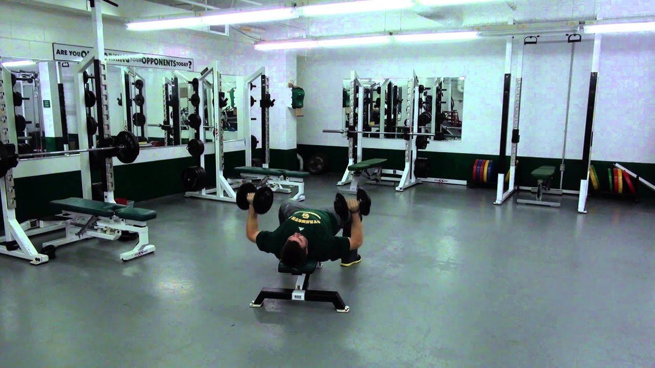 CLARKSON STRENGTH & CONDITIONING - DB Bench ISO - YouTube
