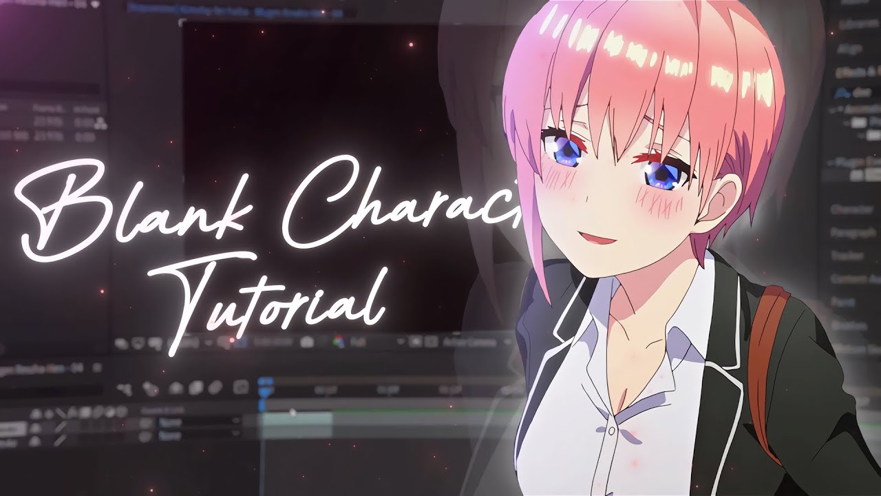 How To Create ‘Blank Character Effect’ - After Effects Tutorial - YouTube